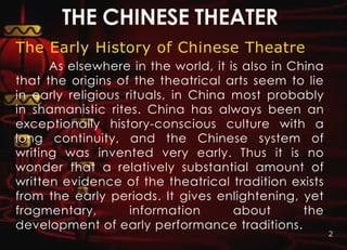 History of Chinese theater | PPTX