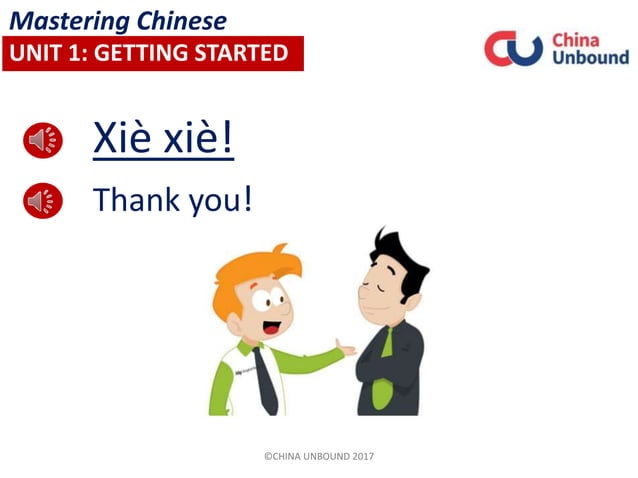 Chinese Mandarin - Basic Greetings | PPTX
