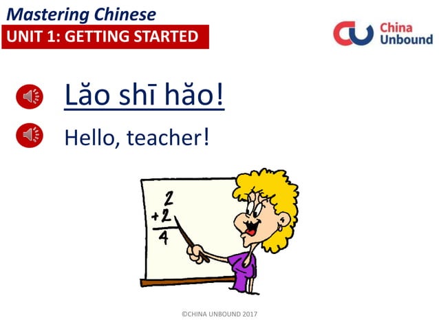 Chinese Mandarin - Basic Greetings | PPTX