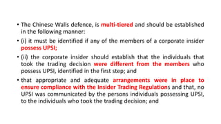 Chinese Wall in the securities industries | PDF