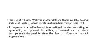 Chinese Wall in the securities industries | PDF