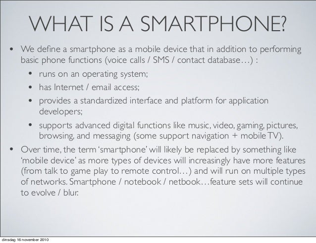 Mobile Phones and Smart Phones