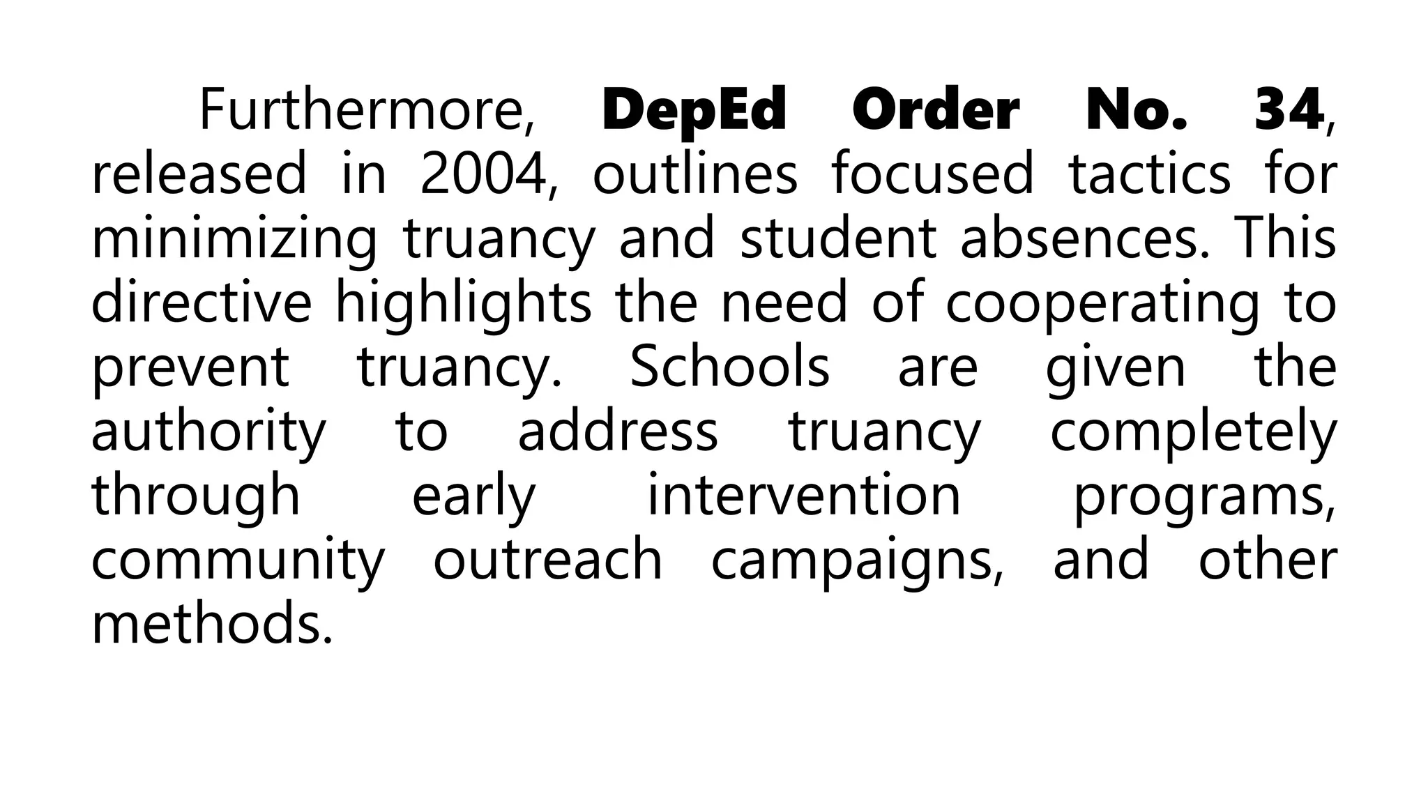The Impact of Cutting Classes Towards the academic performance of Shs ...