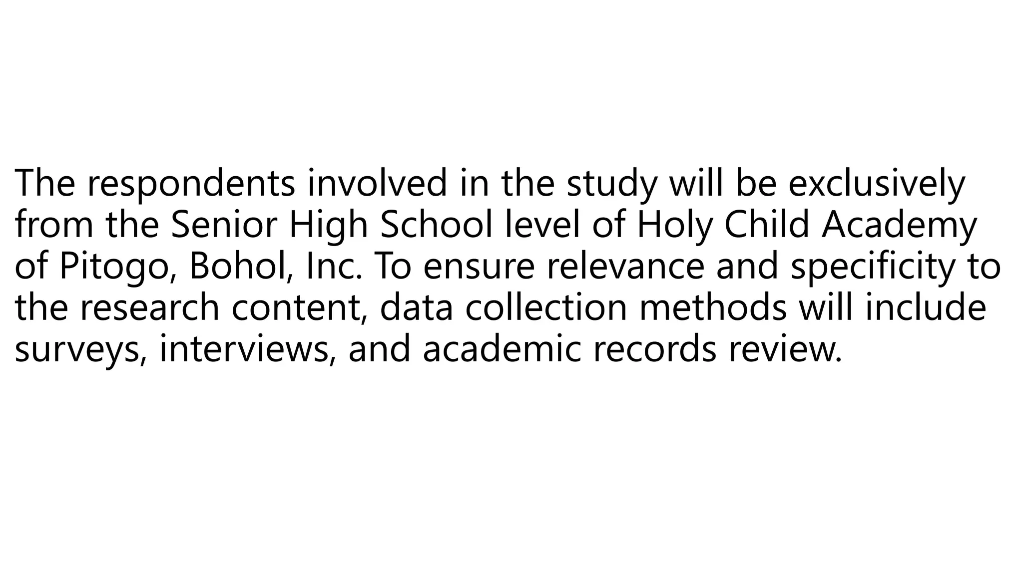 The Impact of Cutting Classes Towards the academic performance of Shs ...