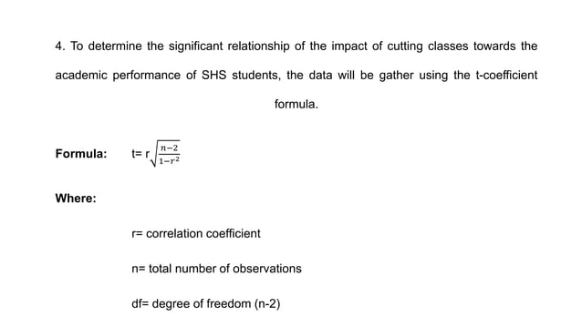 The Impact of Cutting Classes Towards the academic performance of Shs ...
