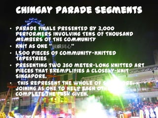 Chingay Presentation | PPT
