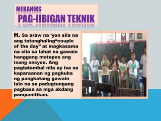 Pag-iibigan Teknik/ Best Practice in Filipino | PPTX