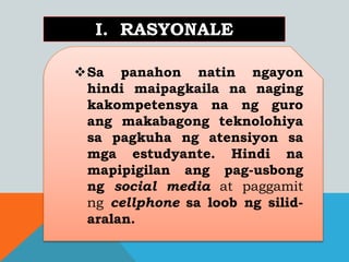 Pag-iibigan Teknik/ Best Practice in Filipino | PPTX