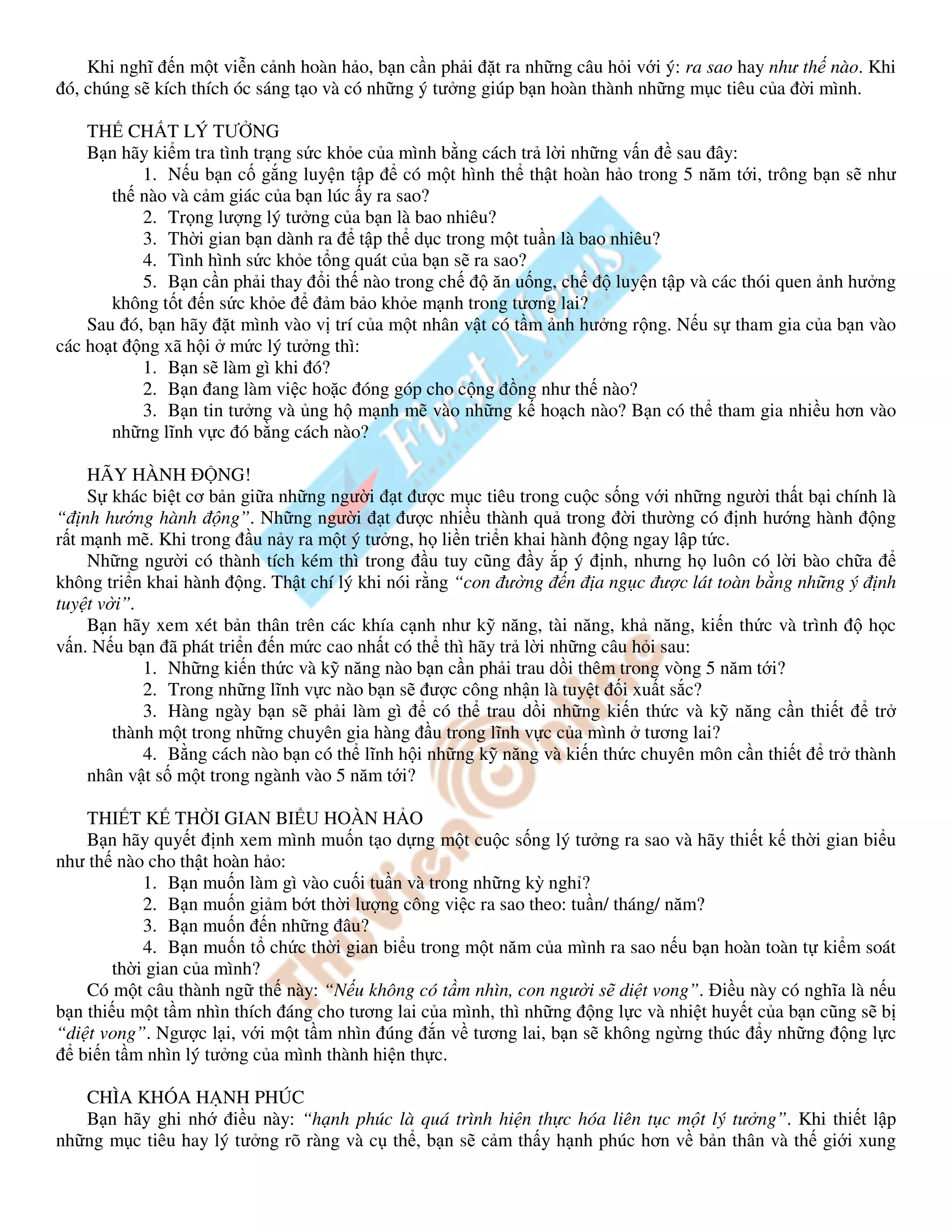 Chinh phuc-muc-tieu | PDF