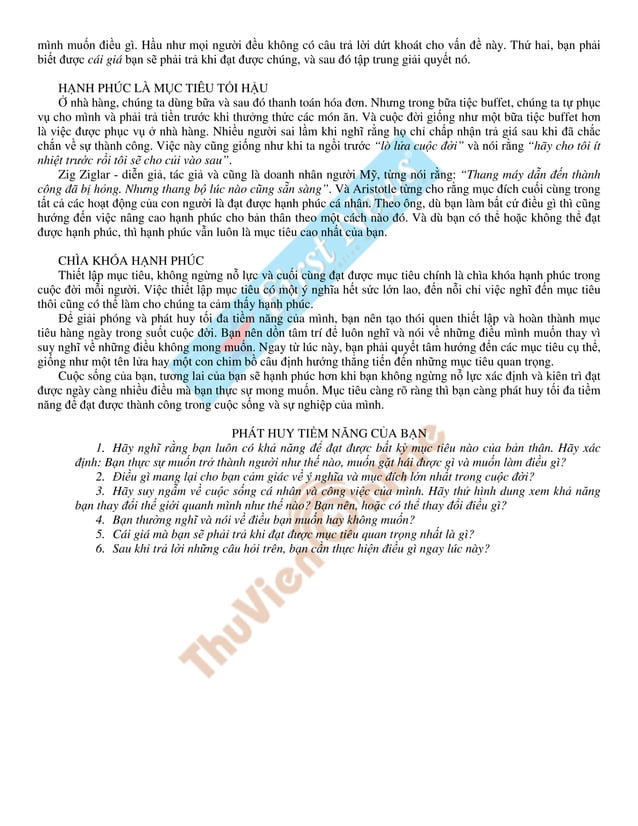 Chinh phuc-muc-tieu | PDF