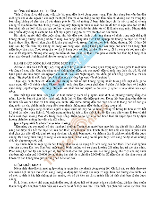 Chinh phuc-muc-tieu | PDF