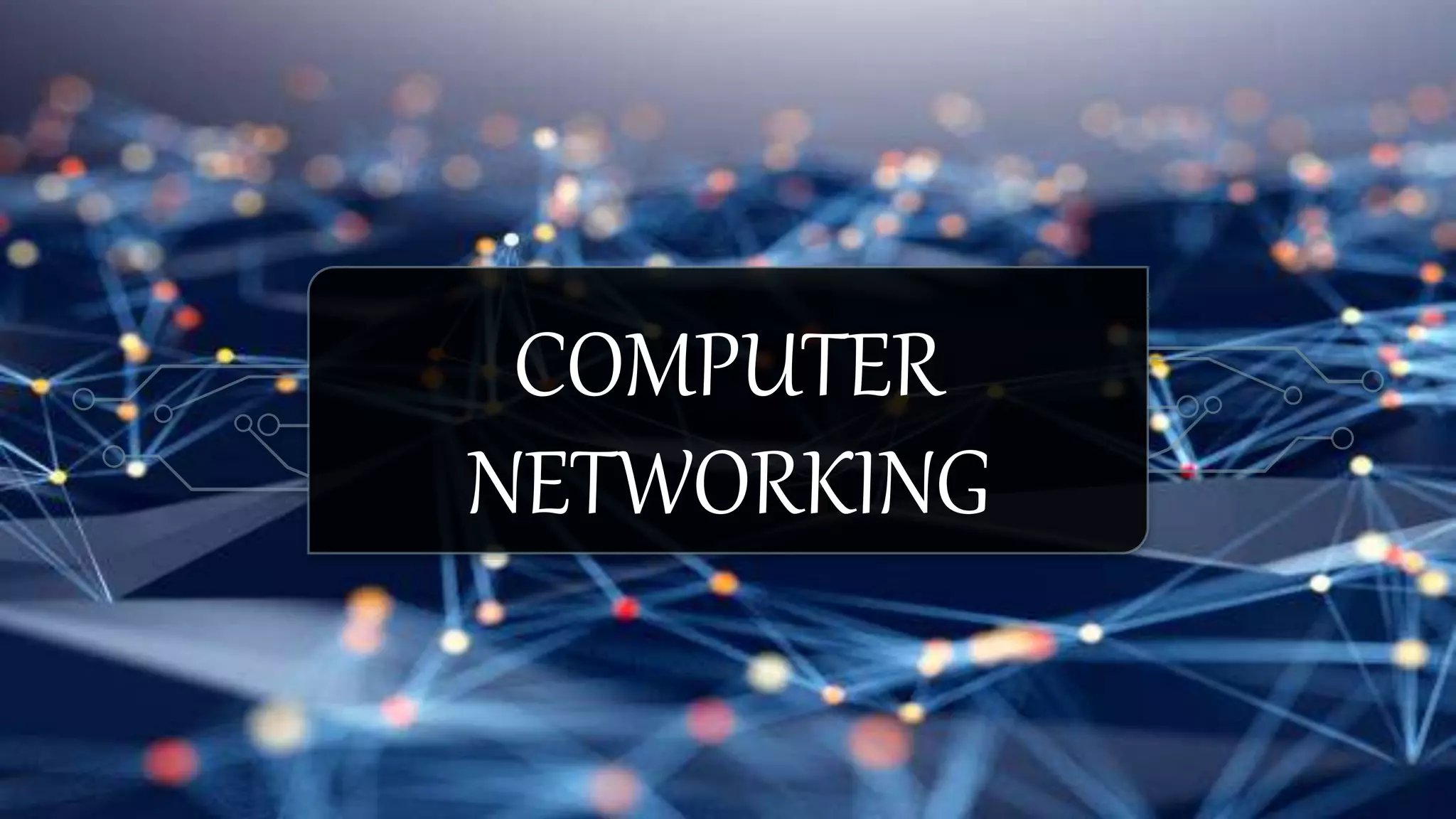 Computer Network | PPTX