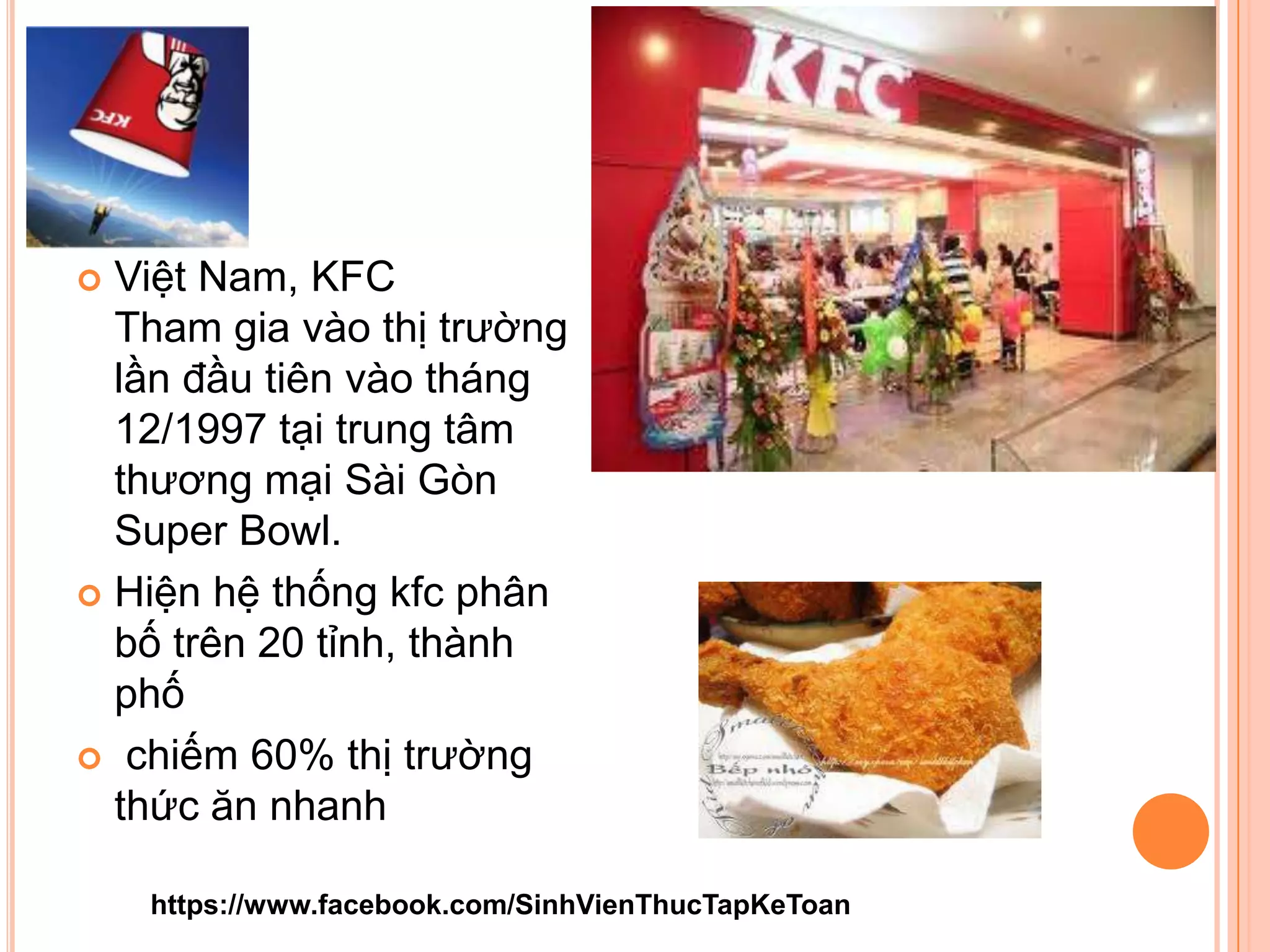 Chiến lược marketing gà rán kfc tại Việt Nam | PPTX