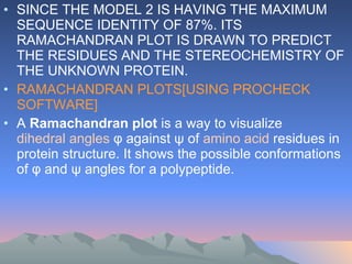 Protein Modeling And In-Silico Drug Designing Approach | PPT
