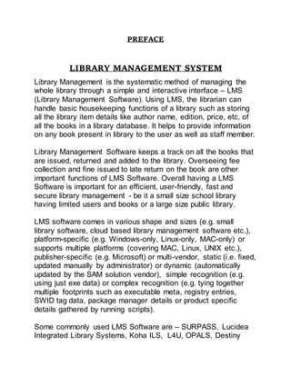 library management system | PDF