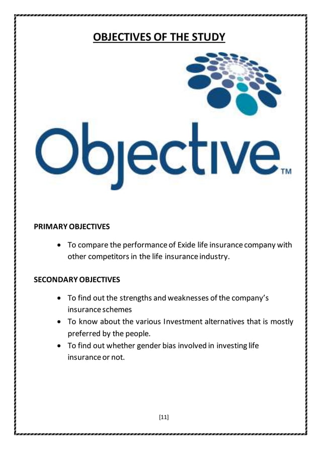 project report on customers perception towards insurance | DOCX | Life ...