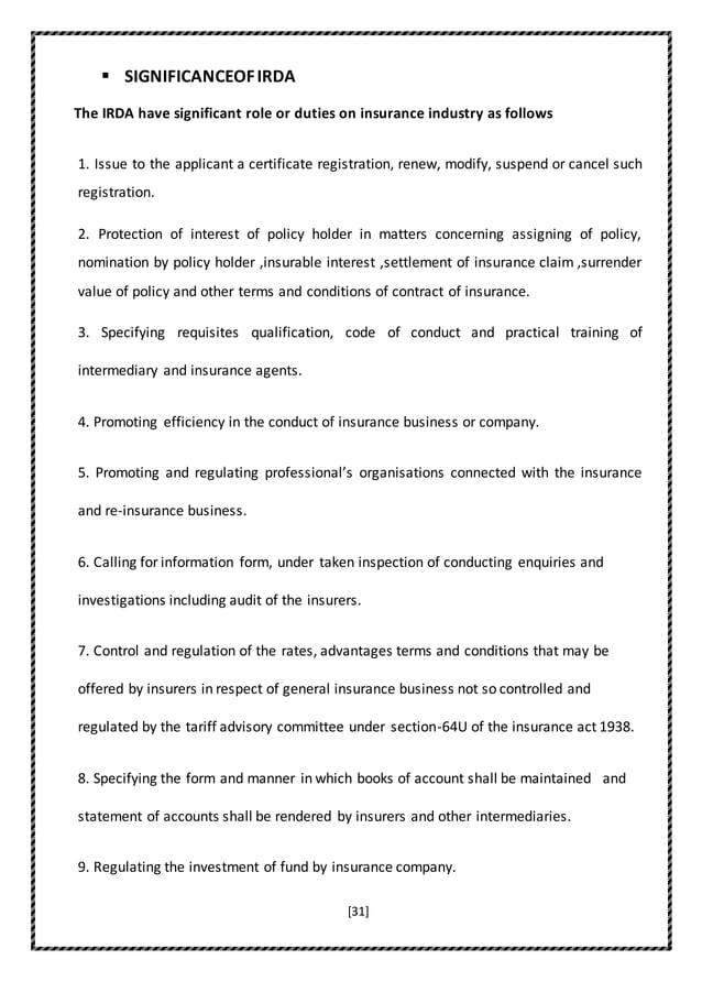 project report on customers perception towards insurance | DOCX | Life ...