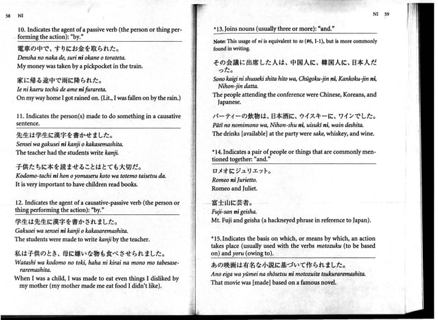 Chino all about particles a handbook of japanese function words | PDF