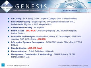 Workflow Modeling in EU GENESIS Project | PDF