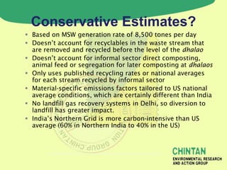 India - solid waste, disasters and informal recyclers - CHINTAN | PDF