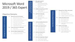 Microsoft Office Specialist Certifications Overview | PPTX