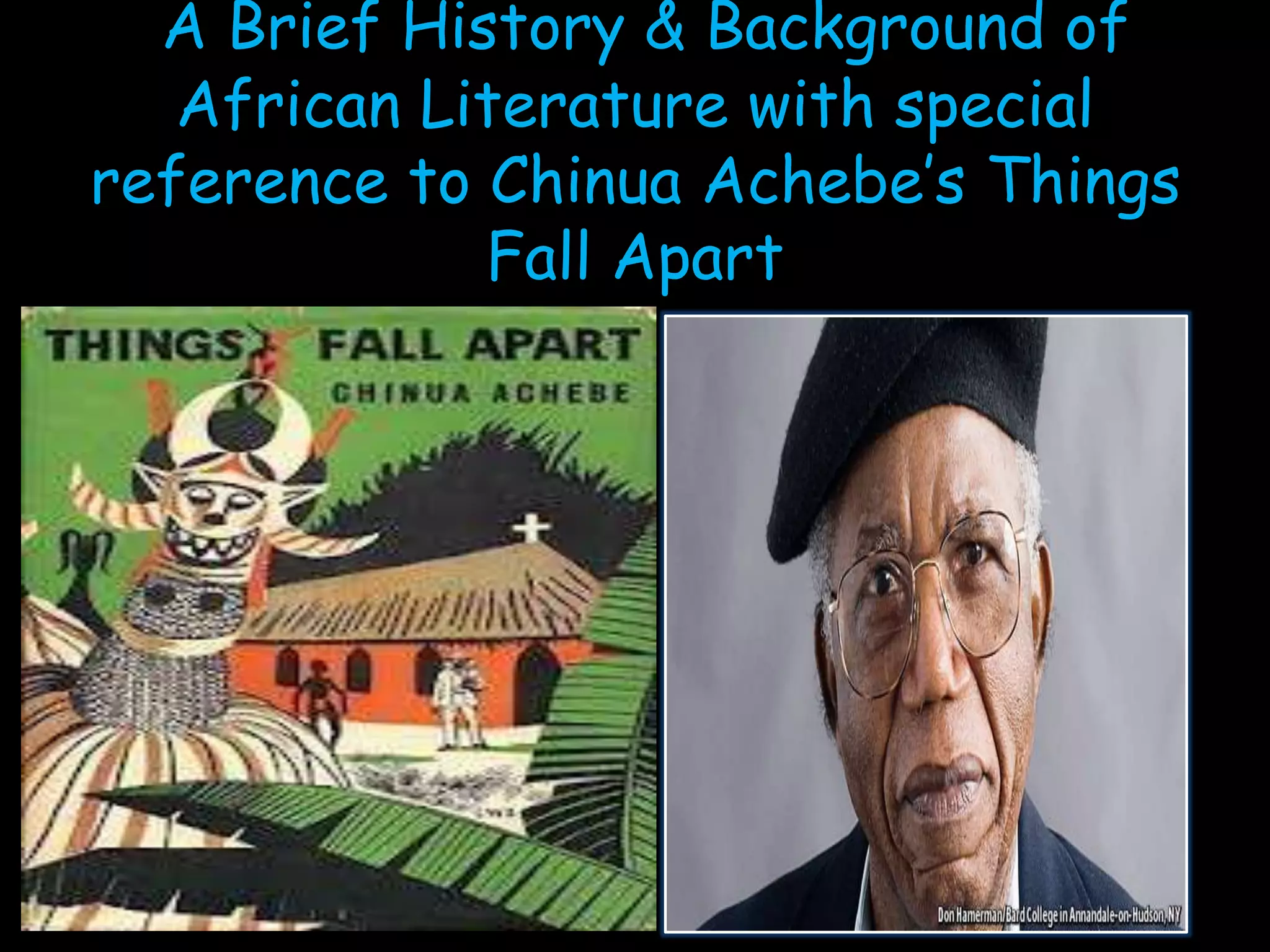 Chinua achebe | PPTX