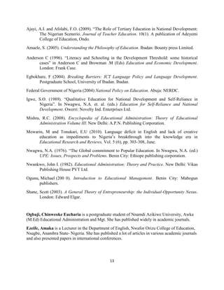 Chinweoke caassmsr full | DOCX