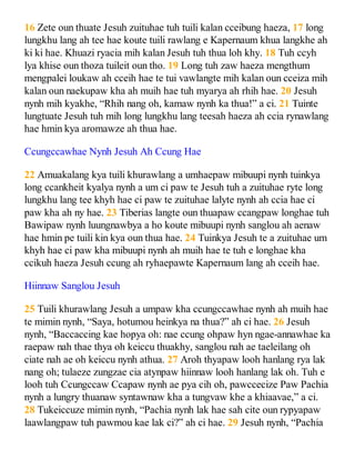 Chin zotung bible gospel of john | PDF