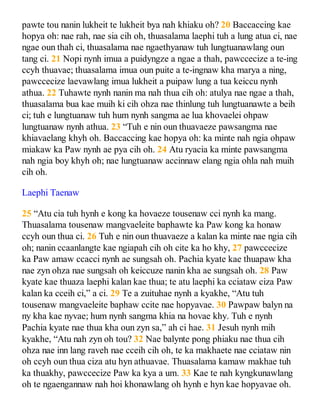 Chin zotung bible gospel of john | PDF