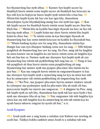 Chin zotung bible gospel of john | PDF