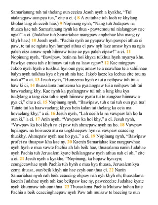 Chin zotung bible gospel of john | PDF