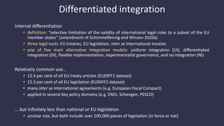 Design principles for differentiated integration schemes | PPTX ...