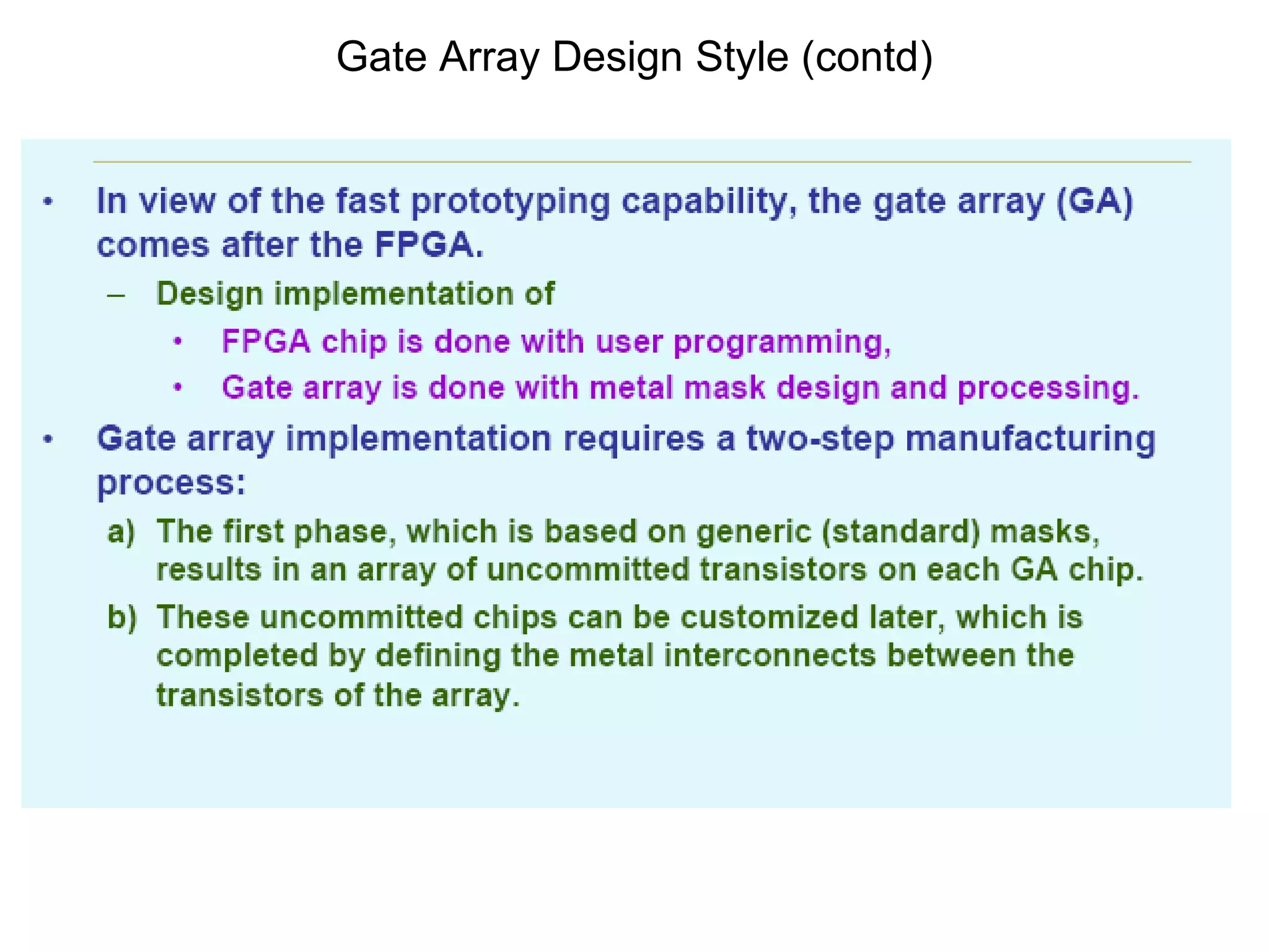 Chip design-styles | PPT