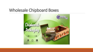 Chipboard Boxes | PPTX
