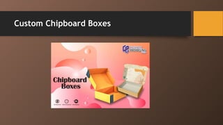 Chipboard Boxes | PPT