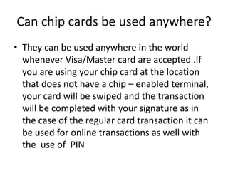 Chip card ppt | PPTX