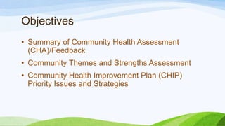 Community Health Improvement Plan | PPTX