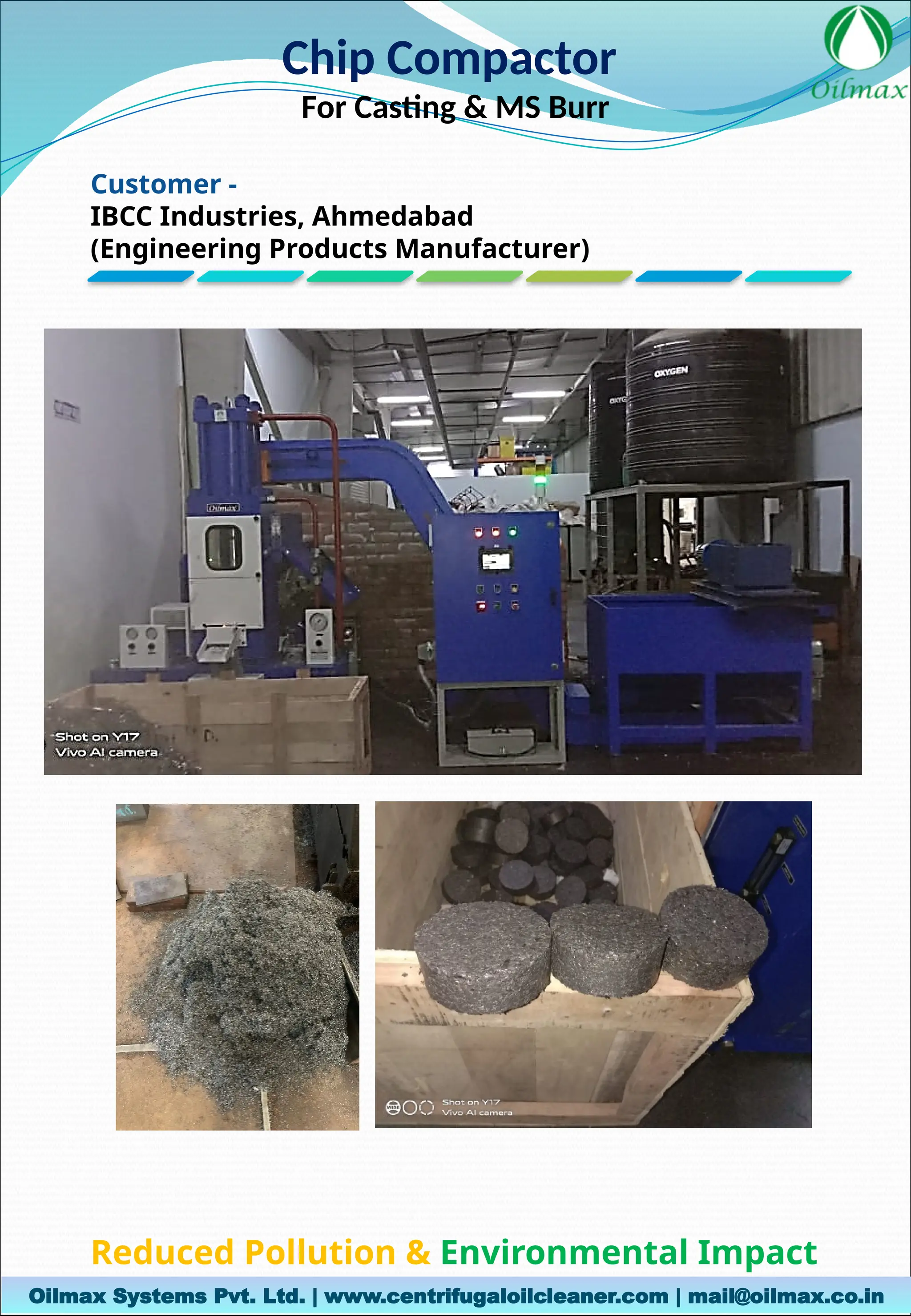 Chip Compactor - PPT (Useful for loose chips compaction & Waste ...