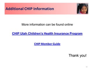 Childrens Health Insurance Program | PDF | Health Insurance | Insurance