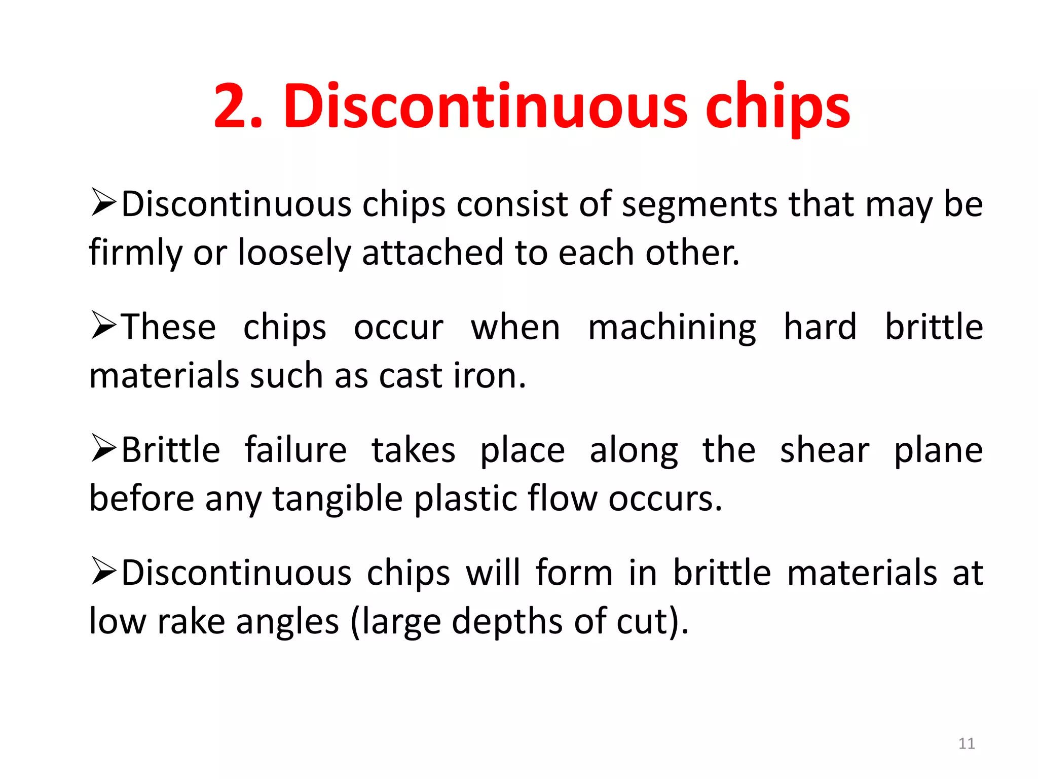 Chip formation and types | PPTX