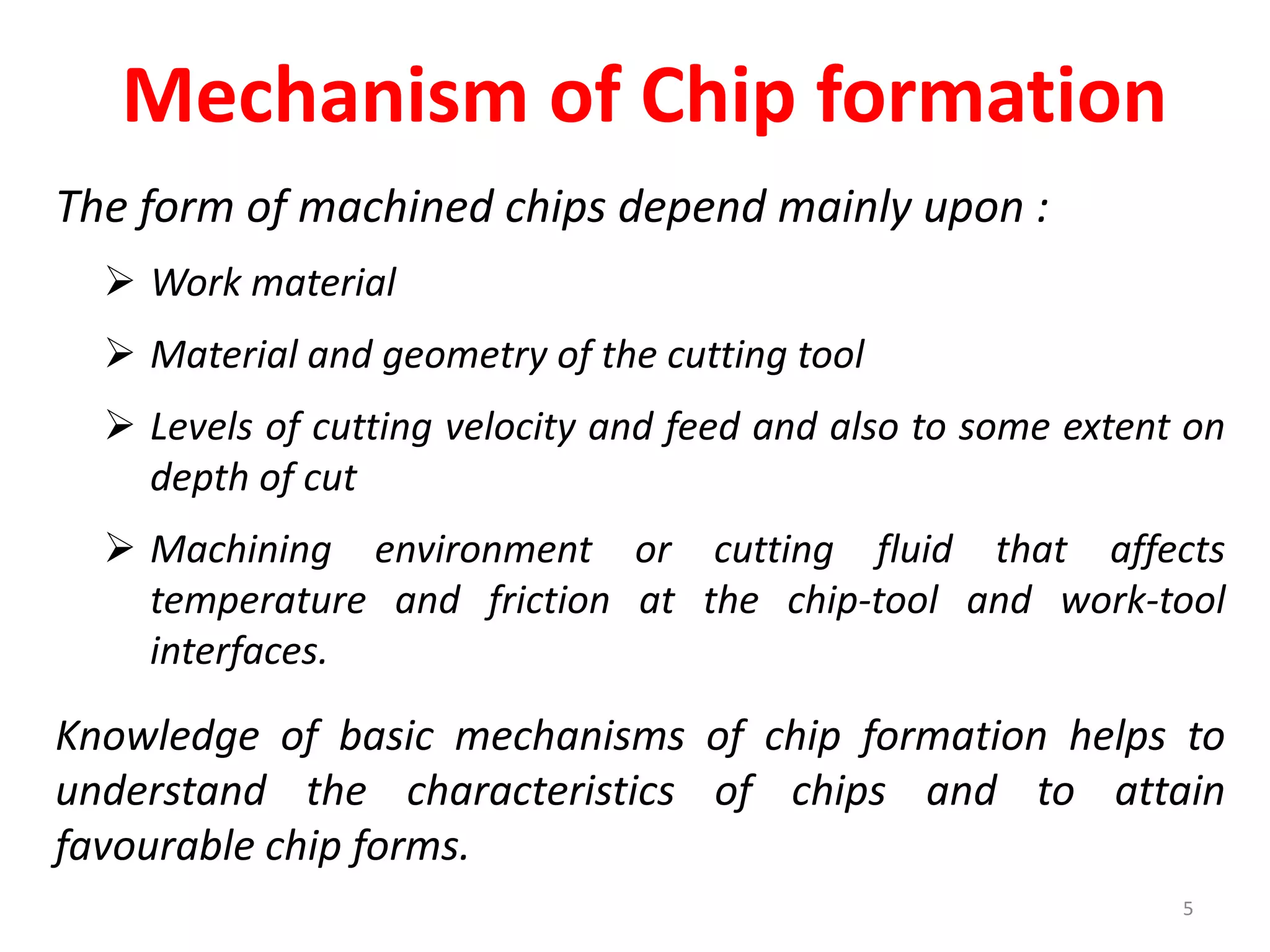 Chip formation and types | PPTX