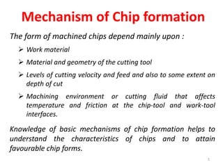 Chip formation and types | PPTX