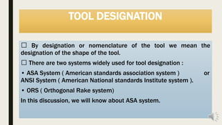 Chip formation & cutting tool geometry | PPTX