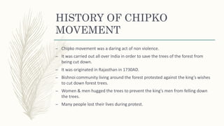 Chipko Movement | PPTX
