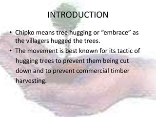 Chipko movement | PPTX