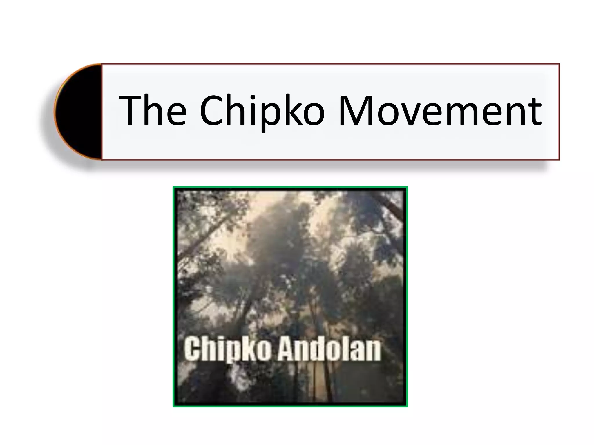 Chipko Movement | PPTX