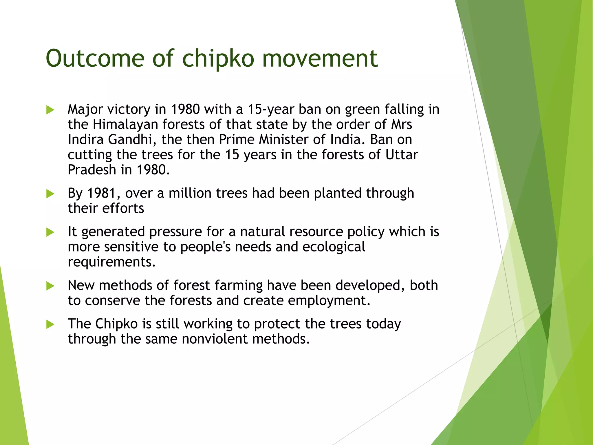 Chipko movement | PPTX