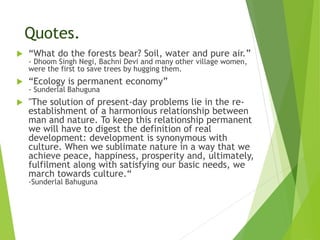 Chipko movement | PPTX