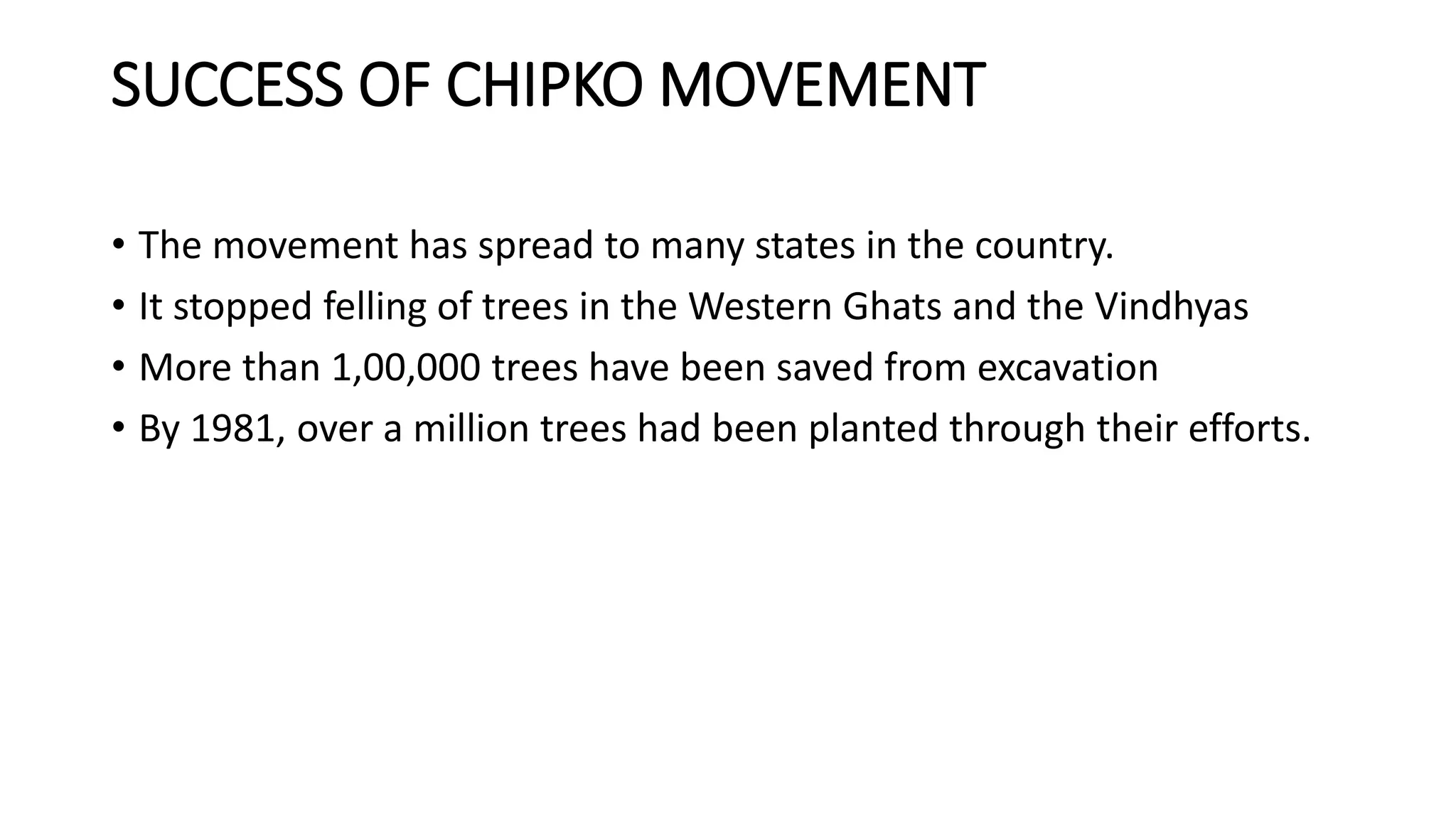 Chipko movement | PPT