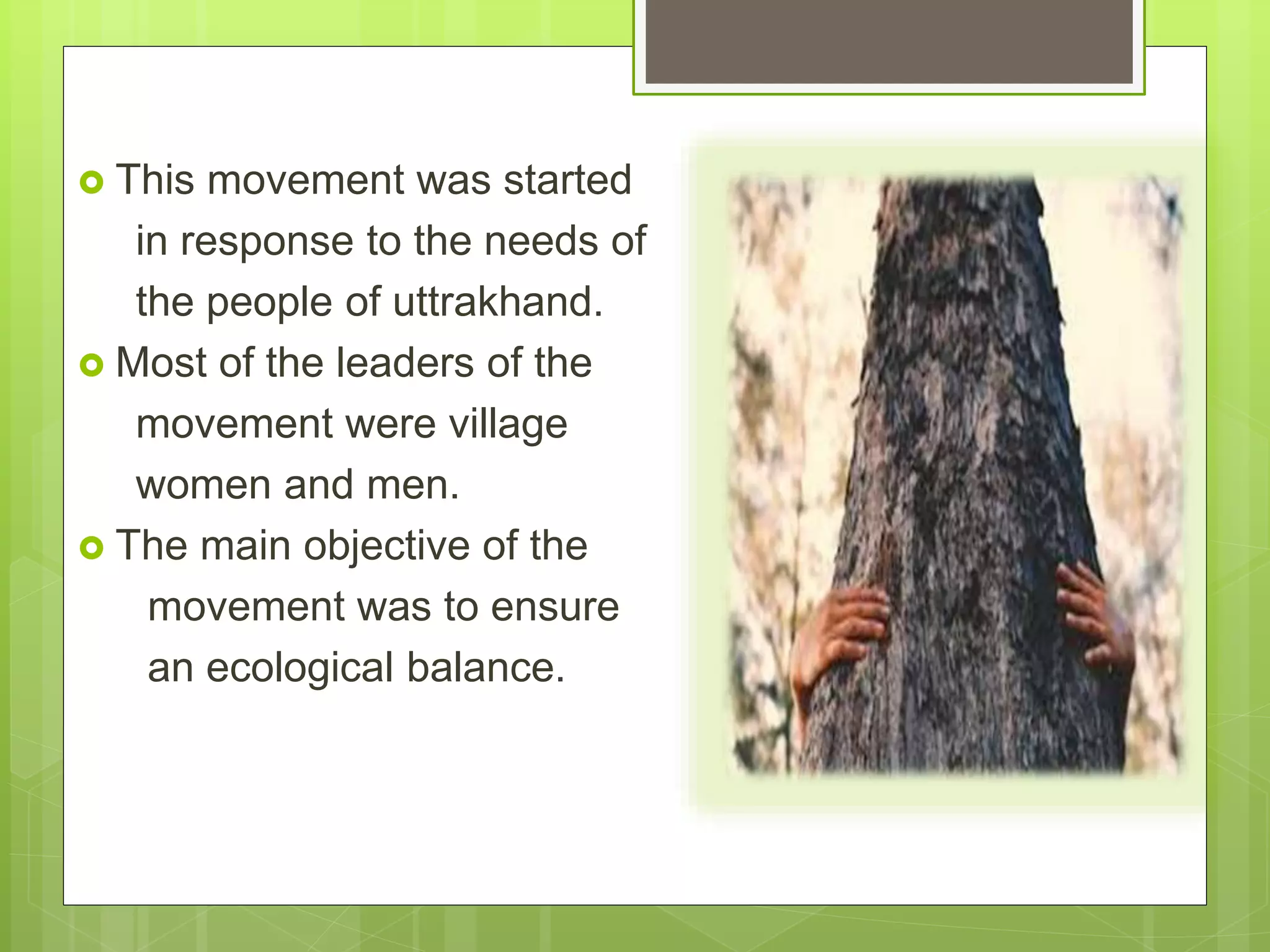 Chipko movement | PPTX